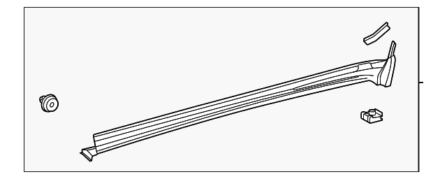 2021-2024 Toyota Venza 2021-2024 Toyota Venza - Rocker Molding 75850 ...