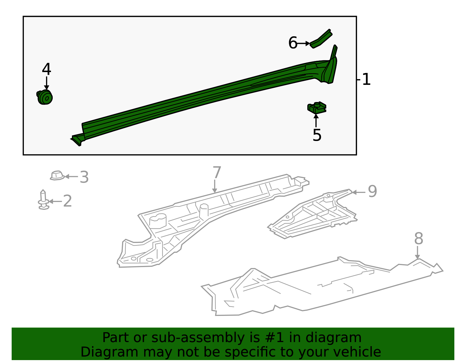 2021-2024 Toyota Venza 2021-2024 Toyota Venza - Rocker Molding 75850 ...