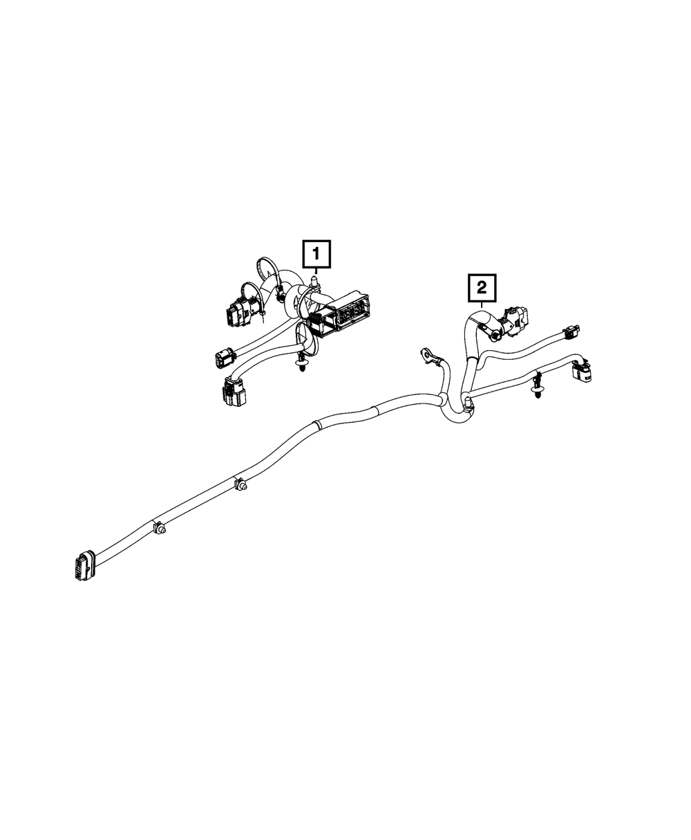 2025 Ram 1500 Jumper Wiring, Right 68564113AA | My Mopar Parts
