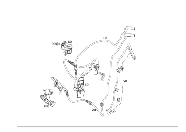 231-905-31-01 - Rotational Speed Sensor 2013-2020 Mercedes-Benz ...