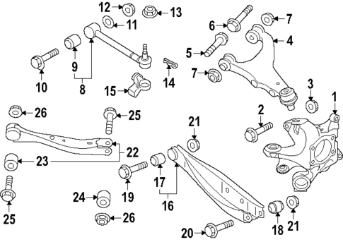 Rear Suspension for 2024 Subaru Crosstrek | Subaru Parts For You