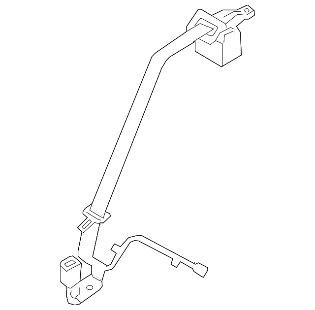 89850-B1500-SG2 - Center Belt Assembly - 2015-2018 Hyundai | World OEM ...