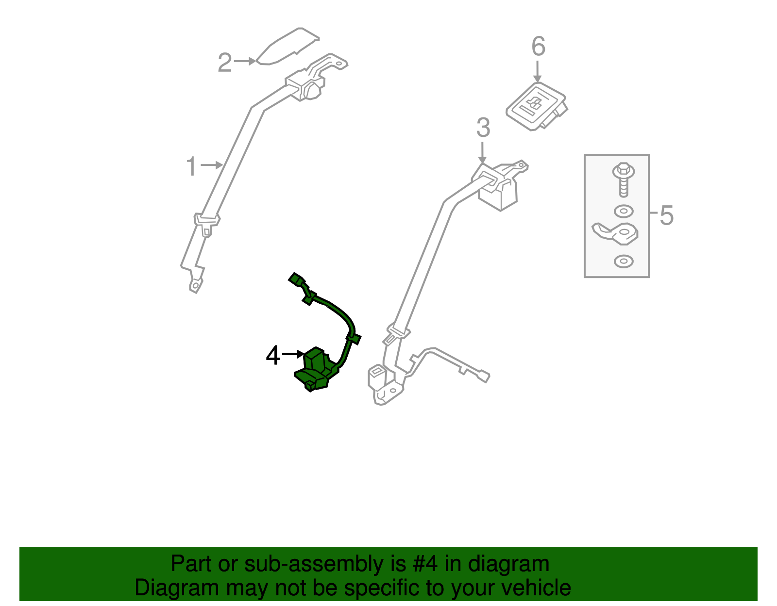2018-2020 Genesis G80 Buckle 89840-B1050-WYB | Retail Performance Auto ...