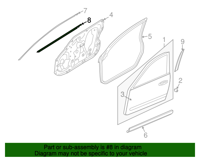 2007-2015 Infiniti Belt Molding 80821-JK00E | Infiniti Parts Online