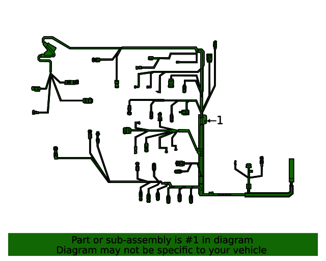 2019-2023 Mercedes-Benz Engine Wiring Harness 274-150-99-01 ...