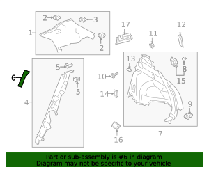 2019-2021 Lexus Pillar Cover 62566-76010-C0 | OEM Parts Online