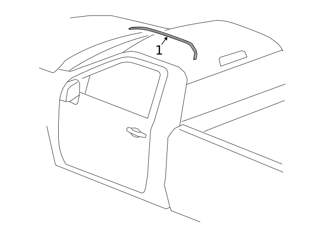 84610431 - Passenger Side Roof Molding 2019-2023 GM | AutoNationParts.com