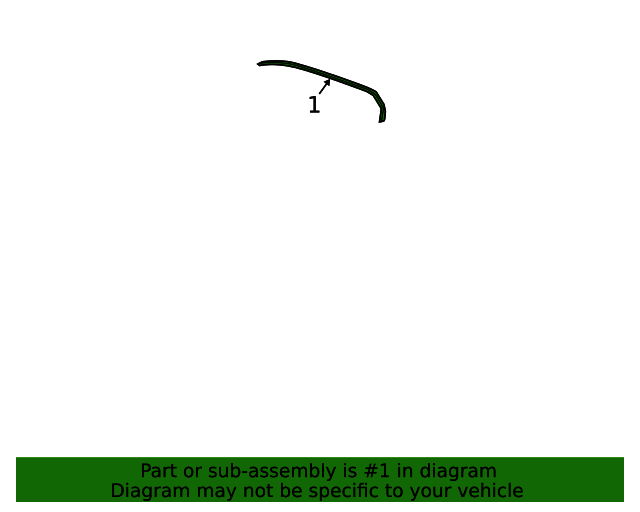 84610431 - Passenger Side Roof Molding 2019-2023 GM | AutoNationParts.com