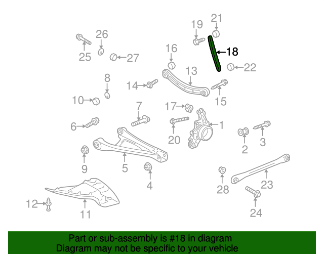 7L0-505-397 - Upper Control Arm 2007-2015 Audi Q7 | Audi OEM Parts