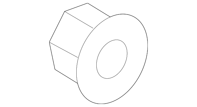 N-105-868-02 - Track Bar Lock Nut 2007-2015 Audi Q7 | Audi OEM Parts