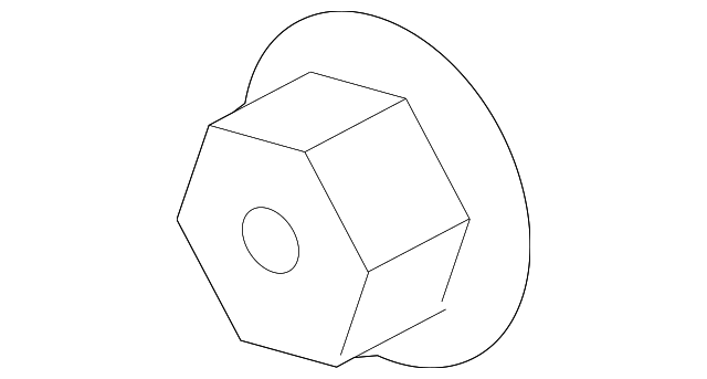 N-103-353-04 - Lower Control Arm Nut 2007-2023 Audi | Audi OEM Parts