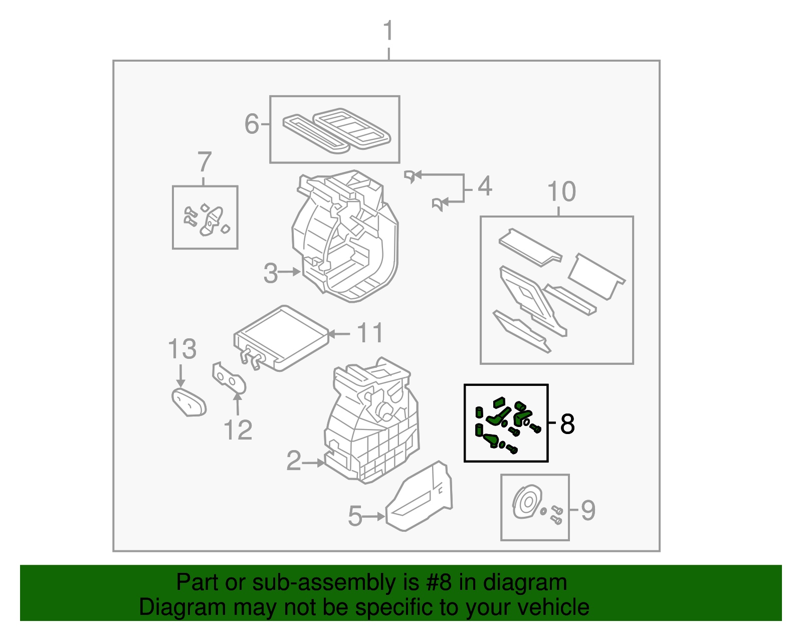 97220-FD000 - Linkage Assembly 2003-2005 Kia Rio | Kia.Parts Store
