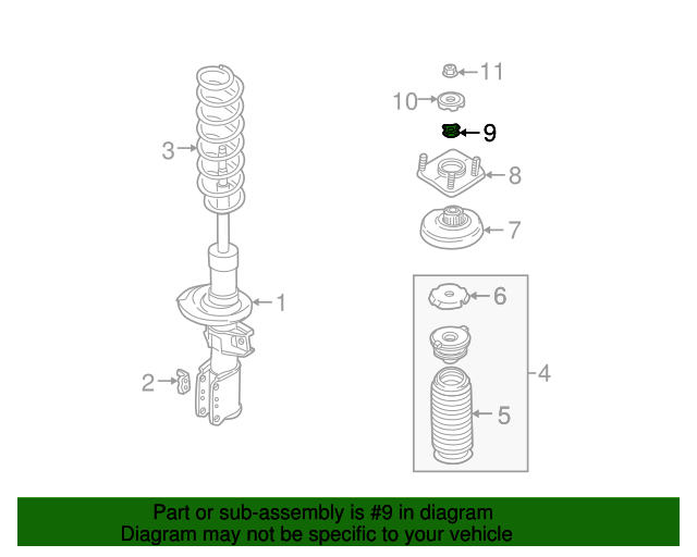 1998-2014 Volvo Insert 31262068 | TascaParts.com