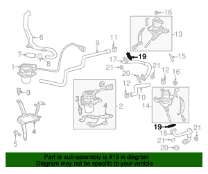 17377-50010 - Pipe Gasket - 2004-2009 Toyota | OEMGenuineParts.com