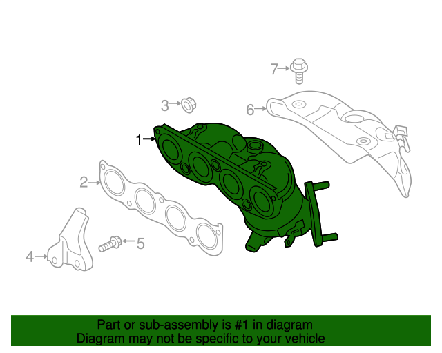 28510-2EHB0 - Catalytic Converter with Integrated Exhaust Manifold 2017 ...