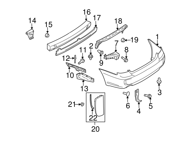 2005-2009 Subaru Reinforce Bar 57711AG04A | Subaru Parts Store