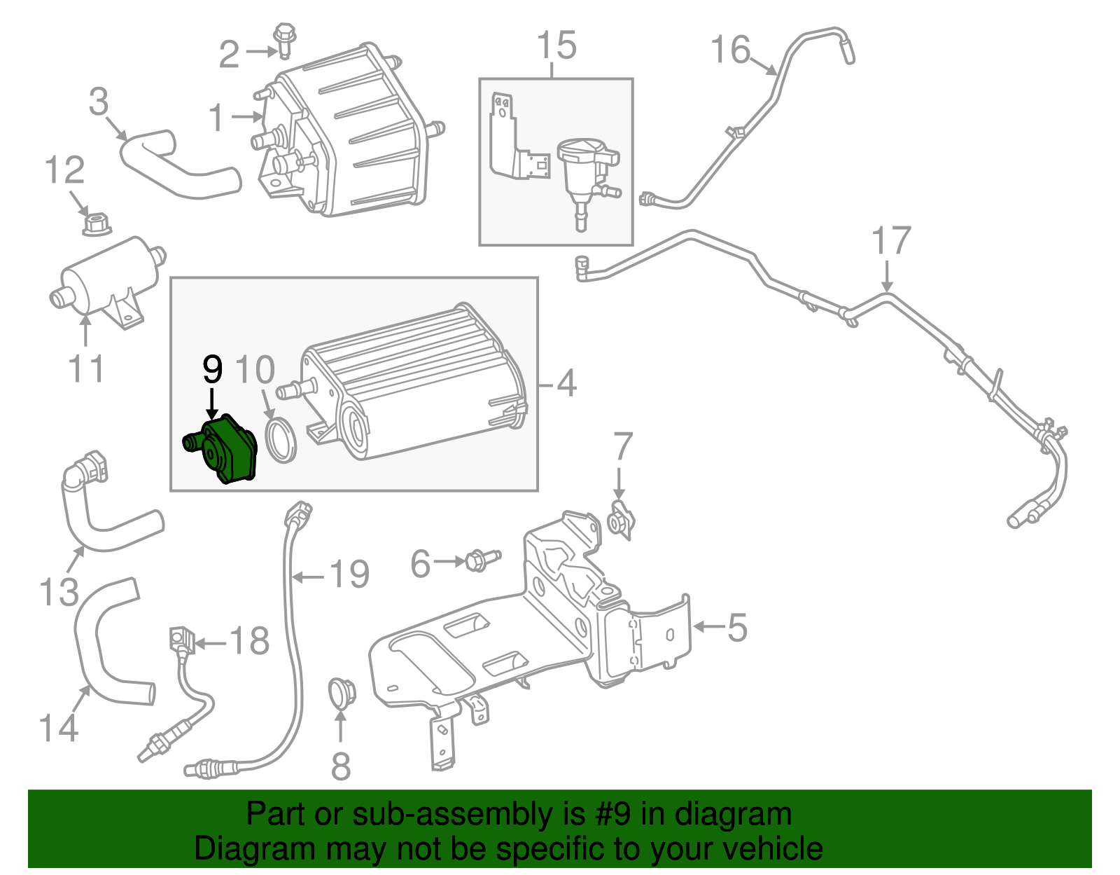 1995-2024 Mopar Leak Detect Pump 04861963AD | Mopar Parts Canada