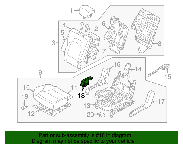 89671-4Z000-NBC - Handle Bezel - 2013-2018 Hyundai Santa Fe Sport ...