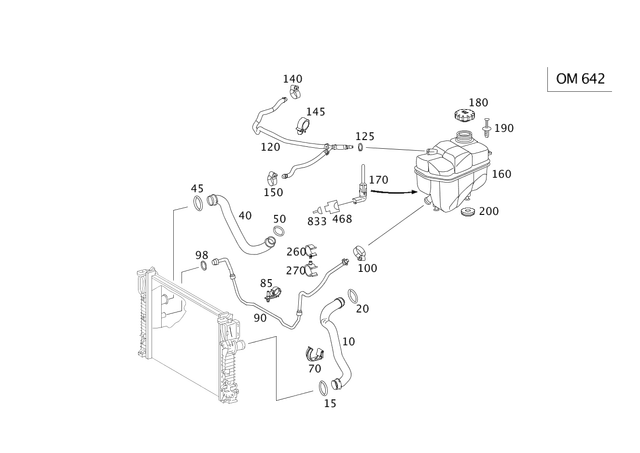 211-501-17-25 - Vent Tube 2007-2011 Mercedes-Benz | Mercedes-Benz USA Parts