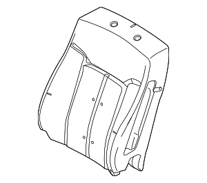 2011-2016 Ford Seat Back Pad BC3Z-2564811-E | GetOEMParts.com