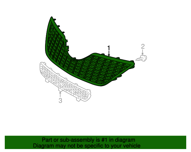 2010-2011 Toyota Camry Grille 53101-06200-A0 | OEM Parts Online