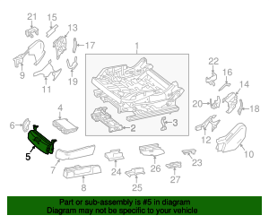 222-919-12-00-7H52 - Seat Storage Drawer 2014-2020 Mercedes-Benz ...