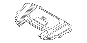 51487059260 - 2006-2012 BMW Hood Insulation Pad (51-48-7-059-260) | BMW ...