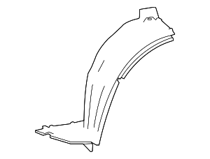 Genuine OEM Fender Liner | 251-880-27-05 | Fits Select 2011-2012 ...