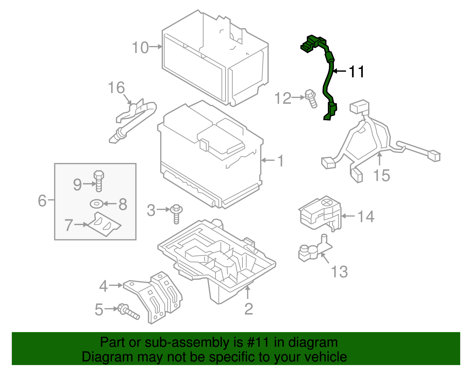 2016-2018 Hyundai Tucson Battery Current Sensor 37180-D3010 | Hyundai ...