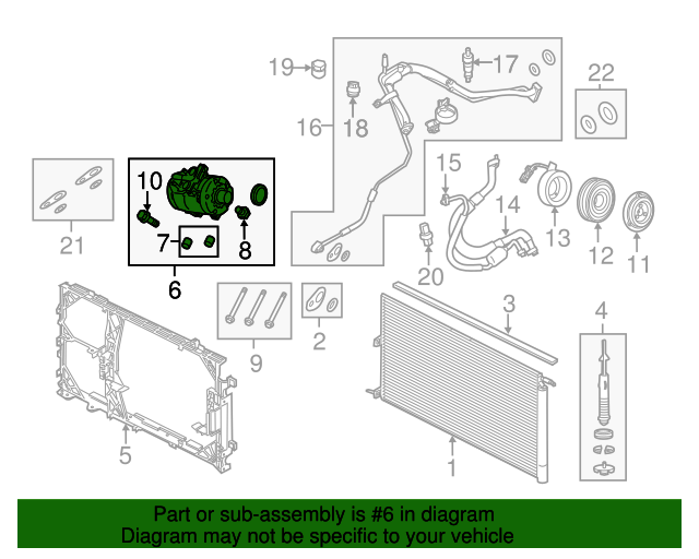 BL3Z-19703-C - Compressor Assembly 2010-2014 Ford F-150 | Ford OEM ...