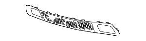 68310778AB - Lower Grille - 2017-2020 Jeep Grand Cherokee | Mopar Parts ...