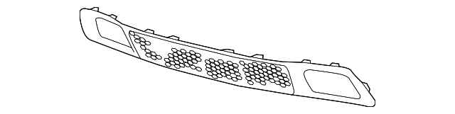 68310778AB - Lower Grille - 2017-2020 Jeep Grand Cherokee | Mopar Parts ...