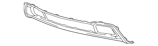 2017-2020 Jeep Grand Cherokee Grille Molding 5ZM53SZ0AA | XportAuto