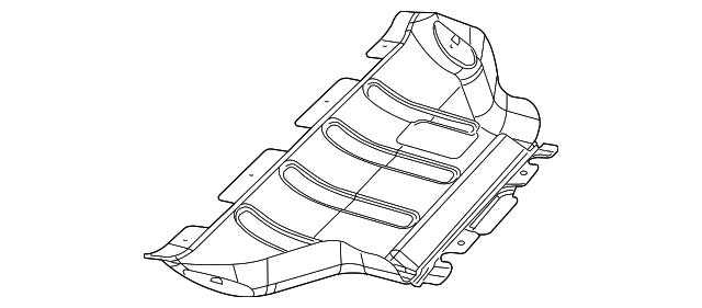 2014-2019 Jeep Grand Cherokee Lower Shield 68091772AB | TascaParts.com