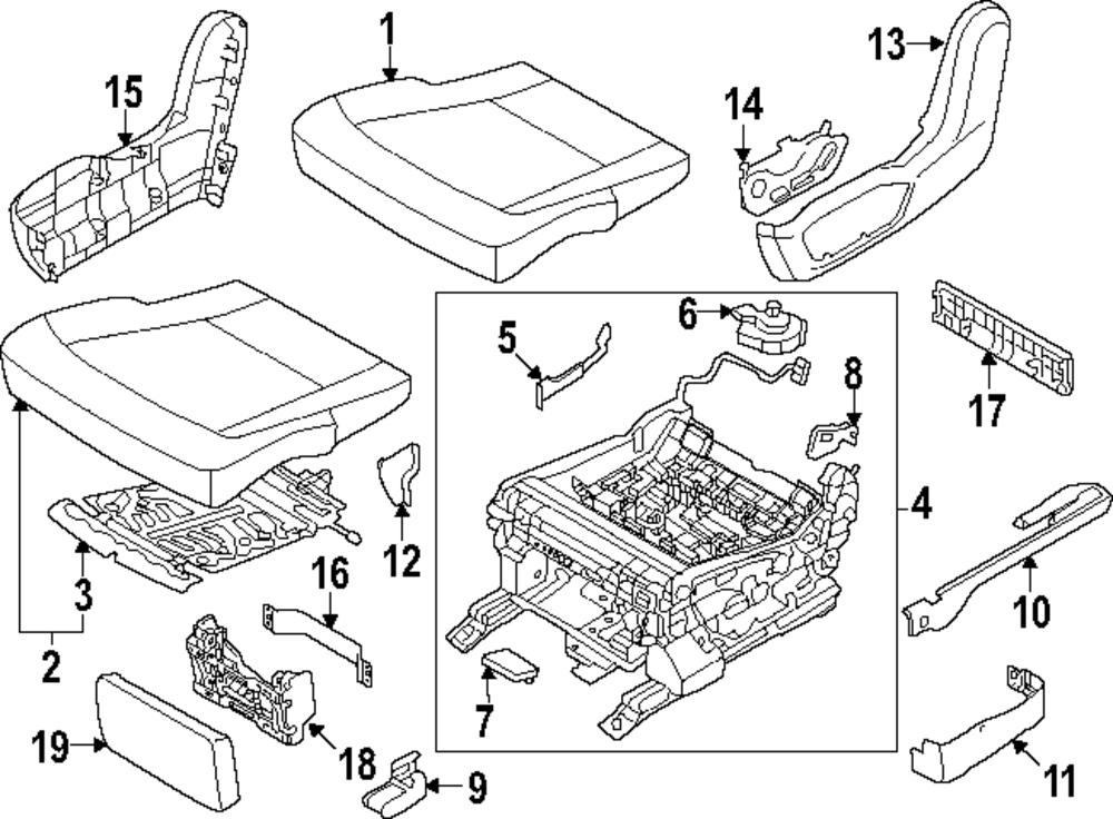 89179-DO200RBQ - Seat Trim 2024-2025 Kia EV9 | Kia.Parts Store