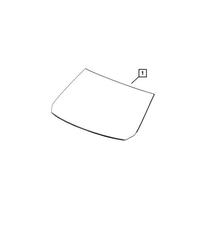 2016-2018 Jeep Cherokee Windshield 68272867AC | Mopar eStore