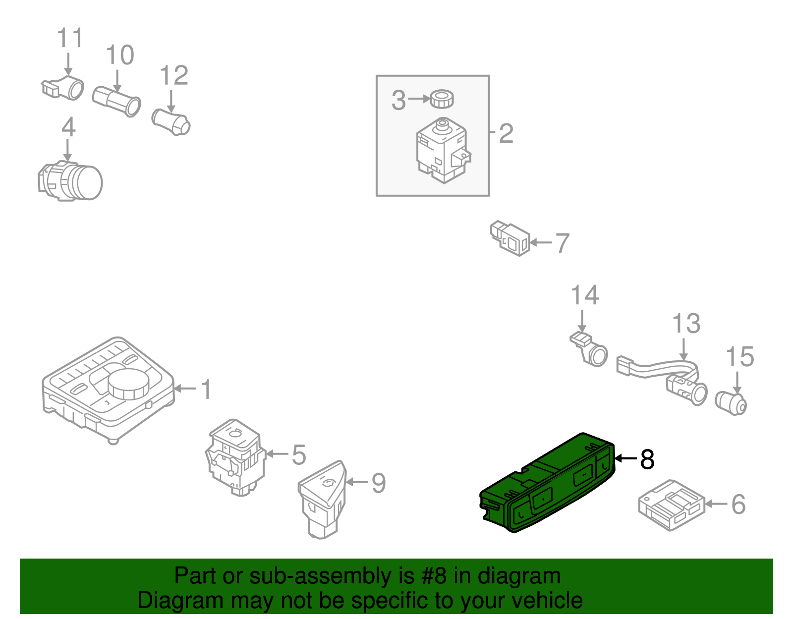 2017-2024 Audi Heater Control 8W0-919-158-D-SWI | Retail Performance ...