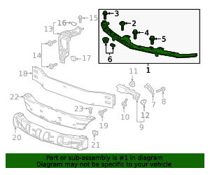 2016-2025 Chevrolet Malibu Support 84926765 GM | GMPartsDirect.com