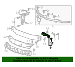 2016-2024 Chevrolet Malibu Passenger Side Front Bumper Fascia Guide ...