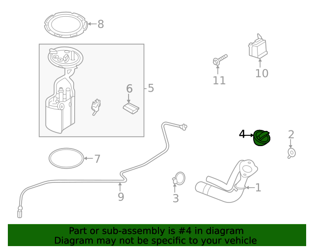 Genuine OEM Ford Part - Cap LC3Z-9030-C | Genuine OEM Ford Parts ...