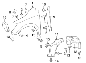 20793343 Fender - New OEM Part From GM Parts Direct | GM Parts Store