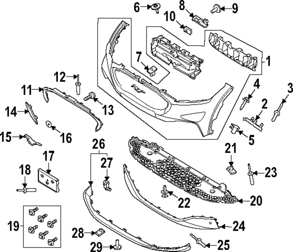 Genuine OEM Ford Part - Lower Molding LJ8Z-17D957-FA | Genuine OEM Ford ...
