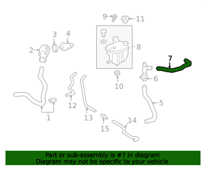 16573-0T150 - Lower Hose - 2020-2022 Toyota Corolla | OEM Genuine ...
