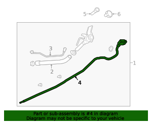 2020-2021 GM Vent Tube 84639339 | GMPartsDirect.com