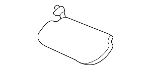 84662161 - Shale Passenger Side Sunshade - 2003-2023 GM | OEM Parts Quick