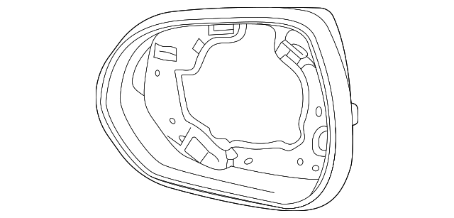 2022-2023 Chevrolet Bolt EUV Driver Side Door Mirror Housing Bezel ...