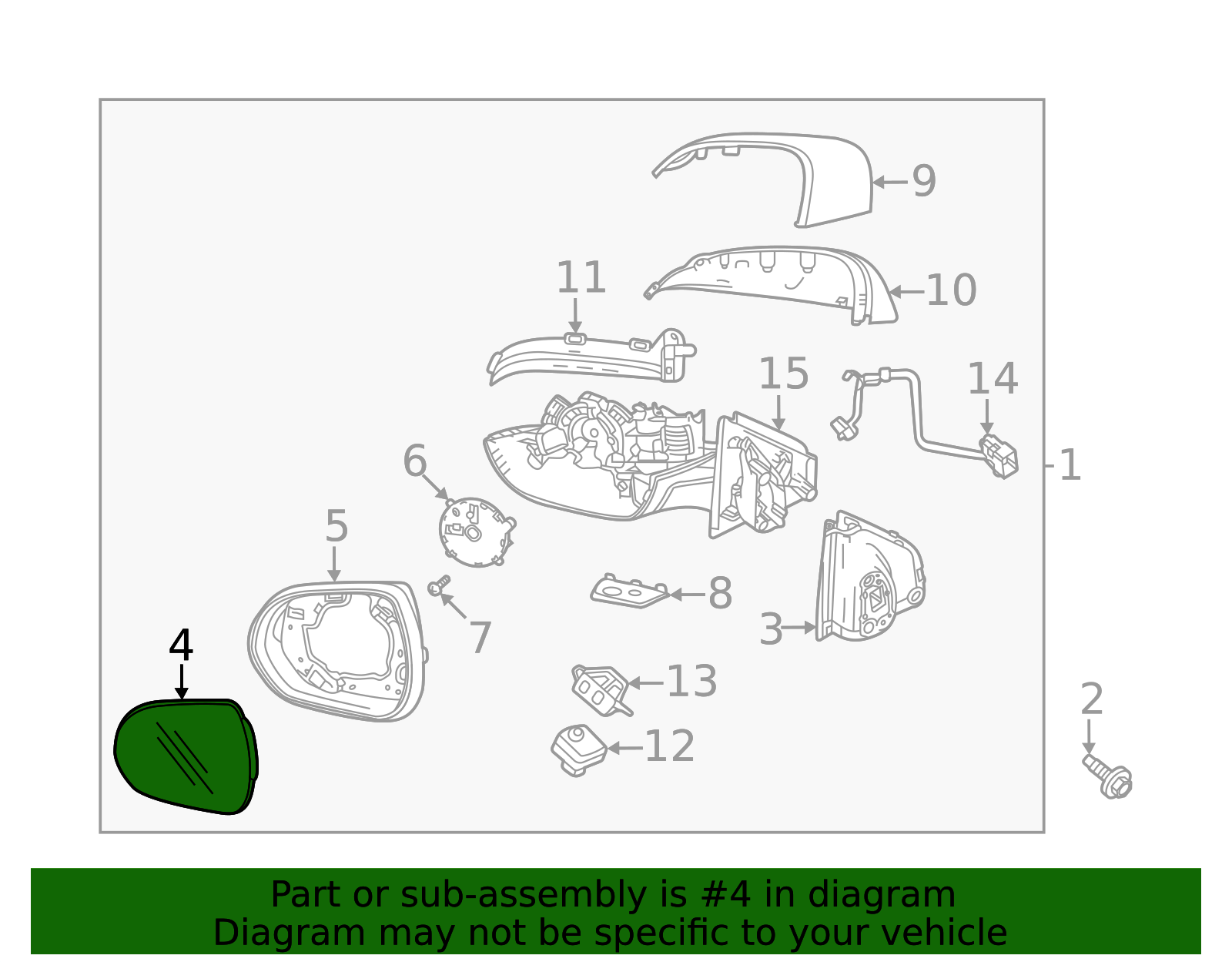 2022-2023 Chevrolet Bolt EUV Mirror 42782868 | Partners Chevy