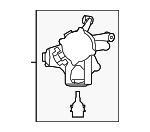 2016-2023 Mopar KNUCKLE AND BALL JOI - Driver's Side (LH) 68253397AB ...