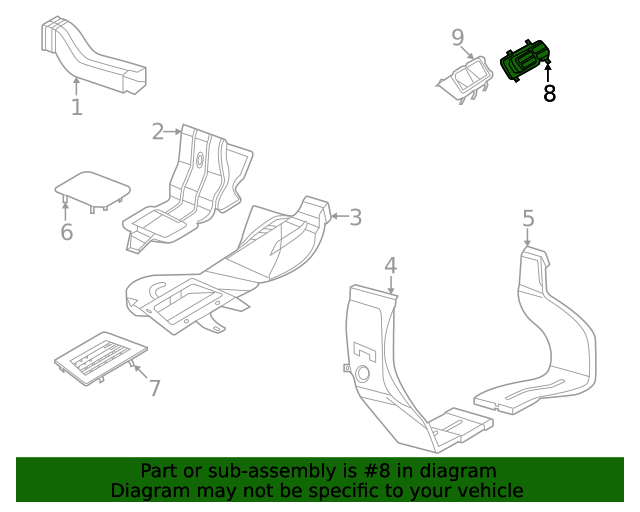 223-830-54-01 - Vent Grille 2021-2023 Mercedes-Benz | Mercedes-Benz USA ...