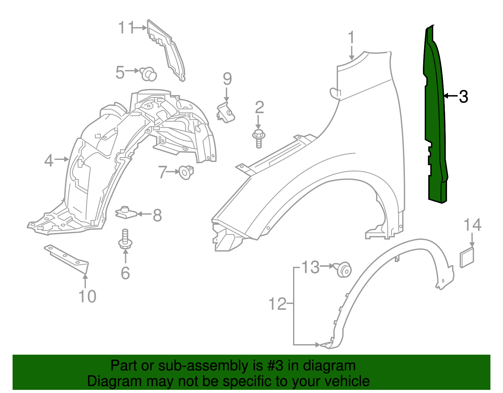 2018-2023 Nissan Rear Insulator 63820-6MA0A | OEM Parts Online